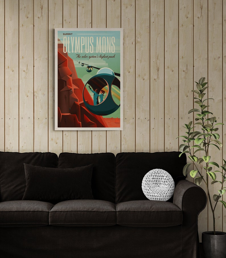 Summit Olympus Mons Poster - Etsy