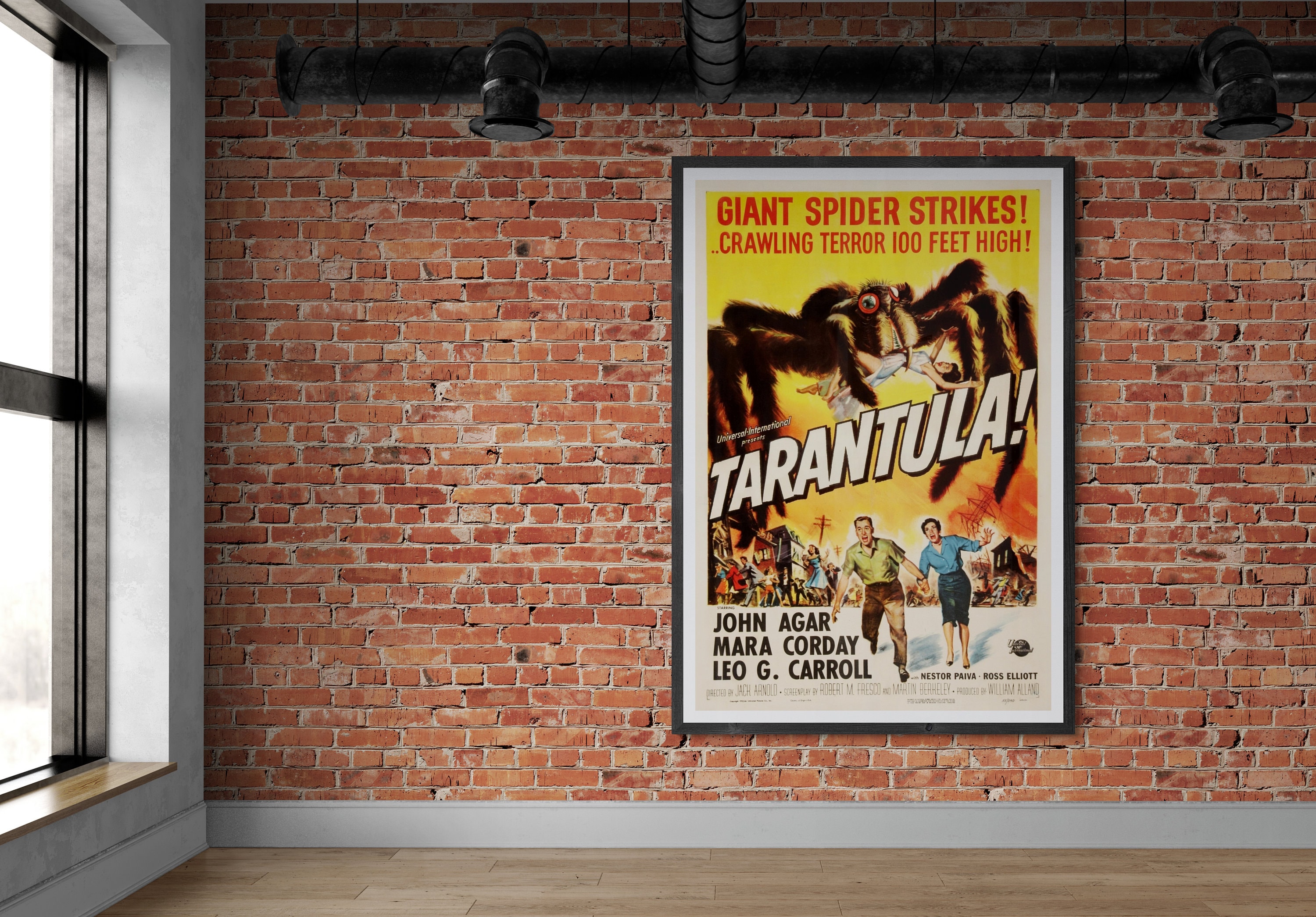 Tarantula Movie Poster: Classic Horror Cinema Art Print - Etsy