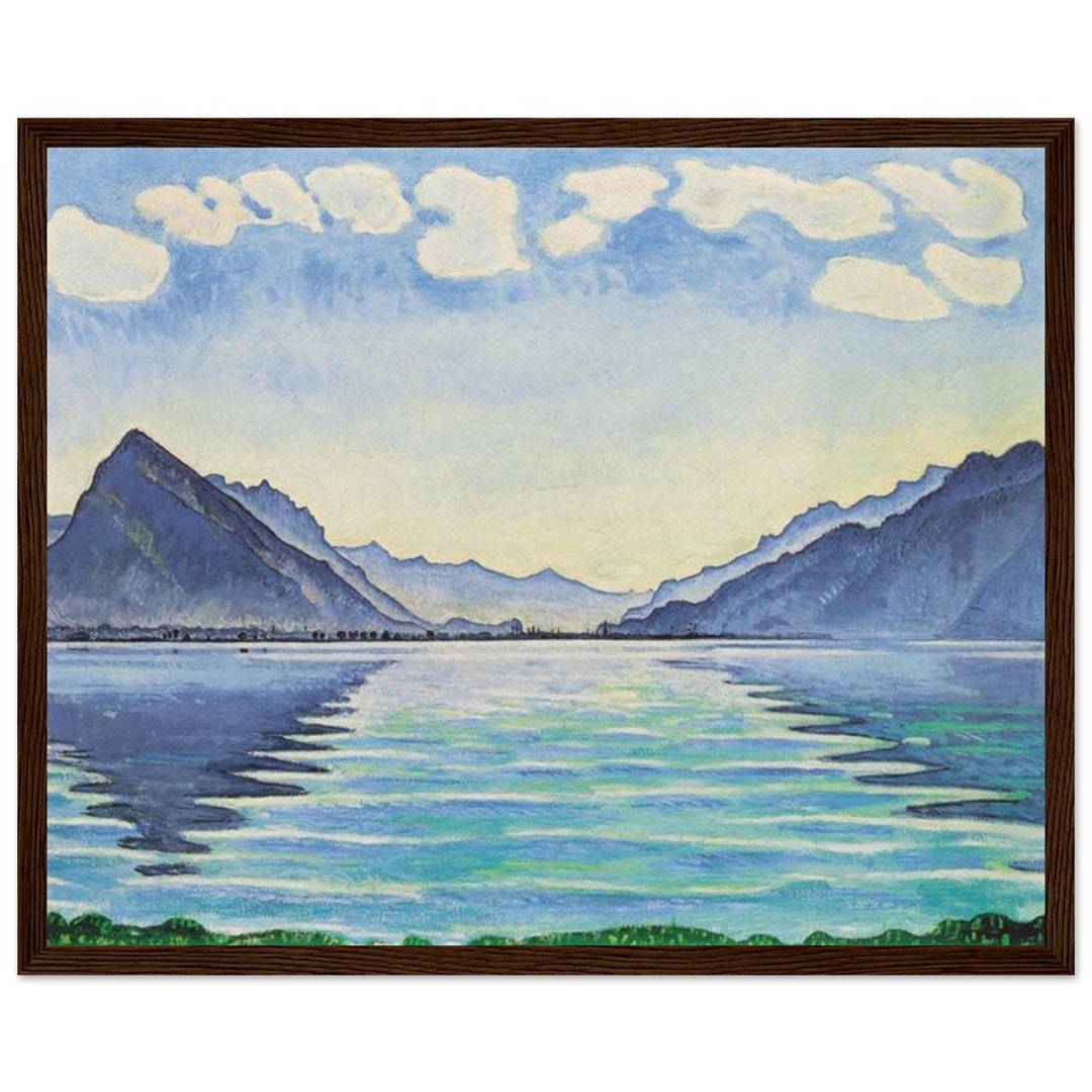 Lake Thun, Symmetric Reflection | Ferdinand Hodler | Symbolism ...