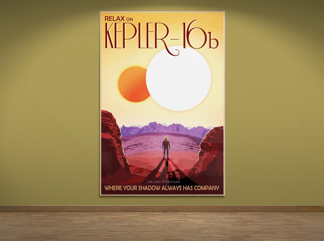 Relax on Kepler-16b Poster | NASA JPL Visions for the Future ...