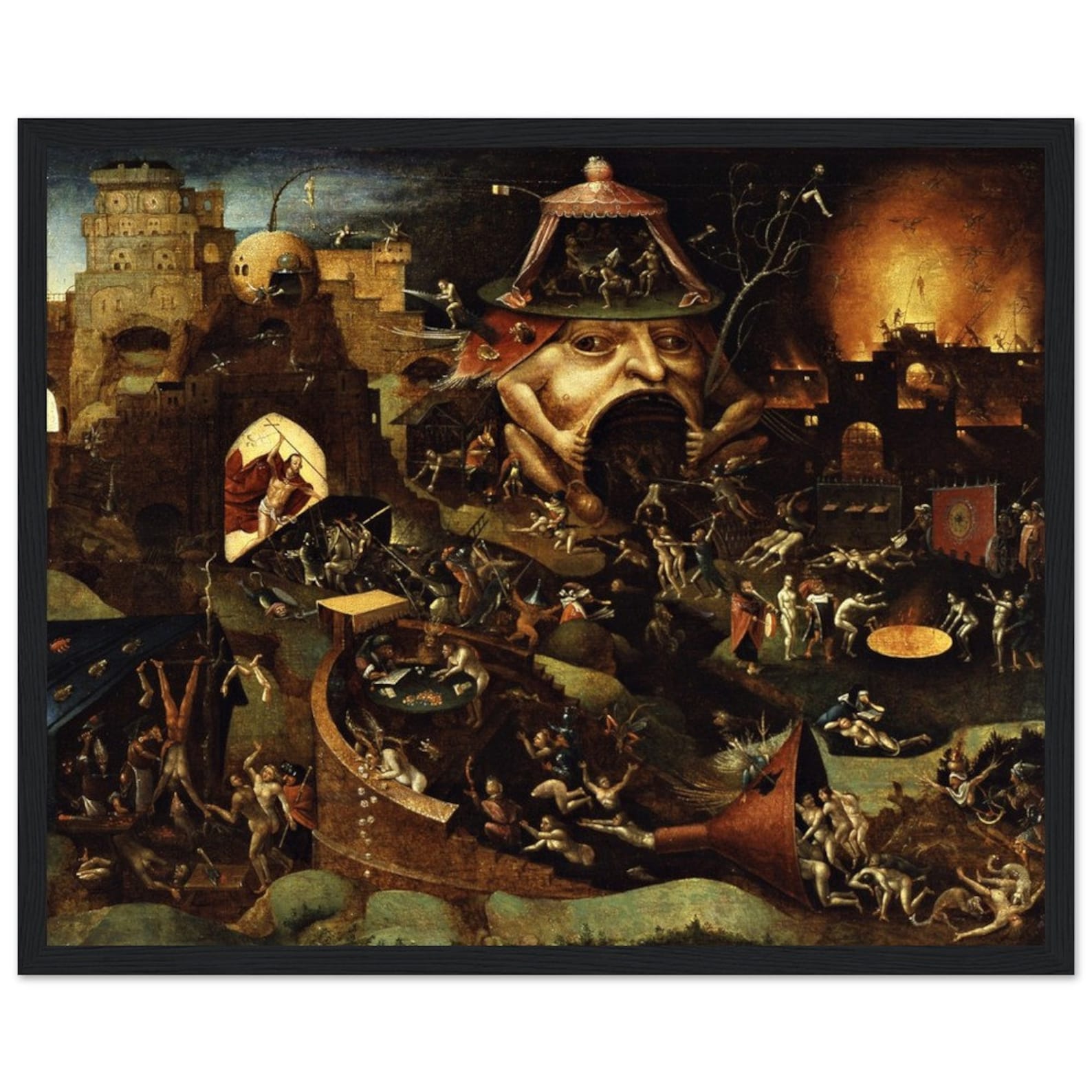 Christ in Limbo | Hieronymus Bosch Framed Artwork | Antiquity Painting ...