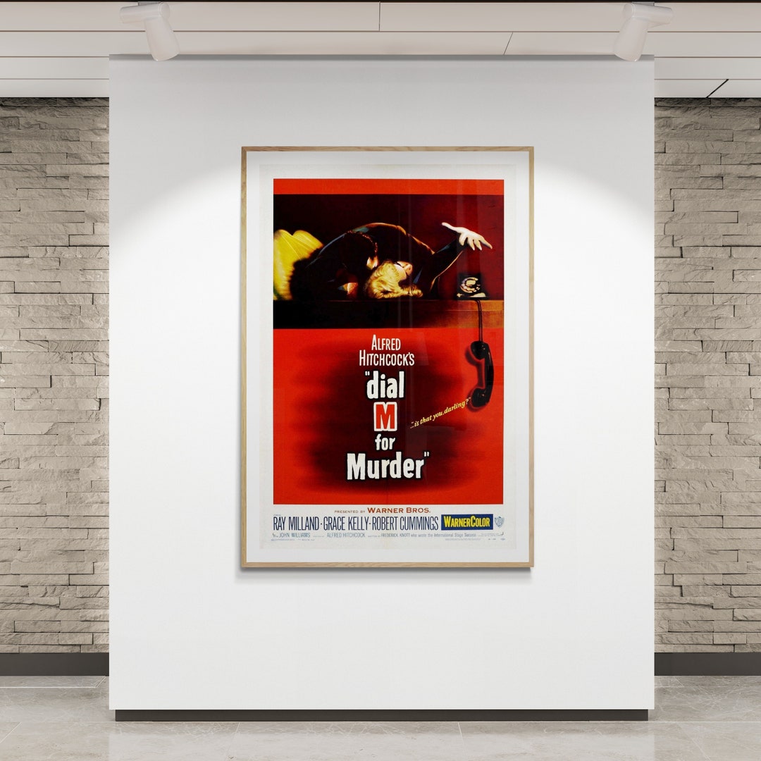 Dial M for Murder Vintage Movie Poster – Alfred Hitchcock Classic - Etsy