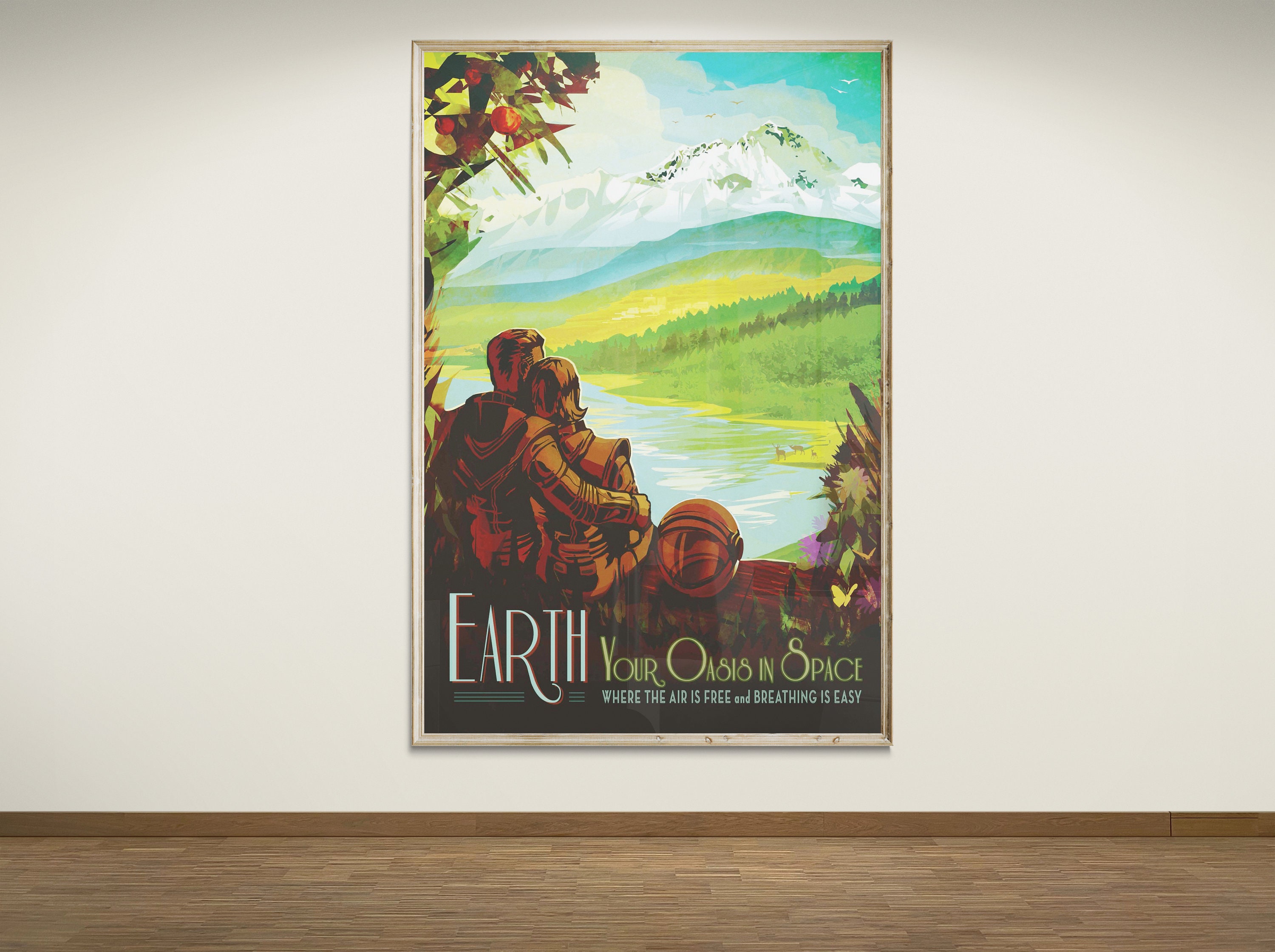 Earth: Your Oasis in Space | NASA JPL Poster - Etsy