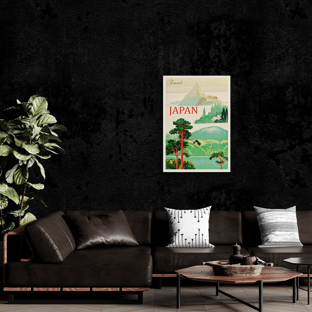 Travel Japan Vintage Retro Poster - Etsy