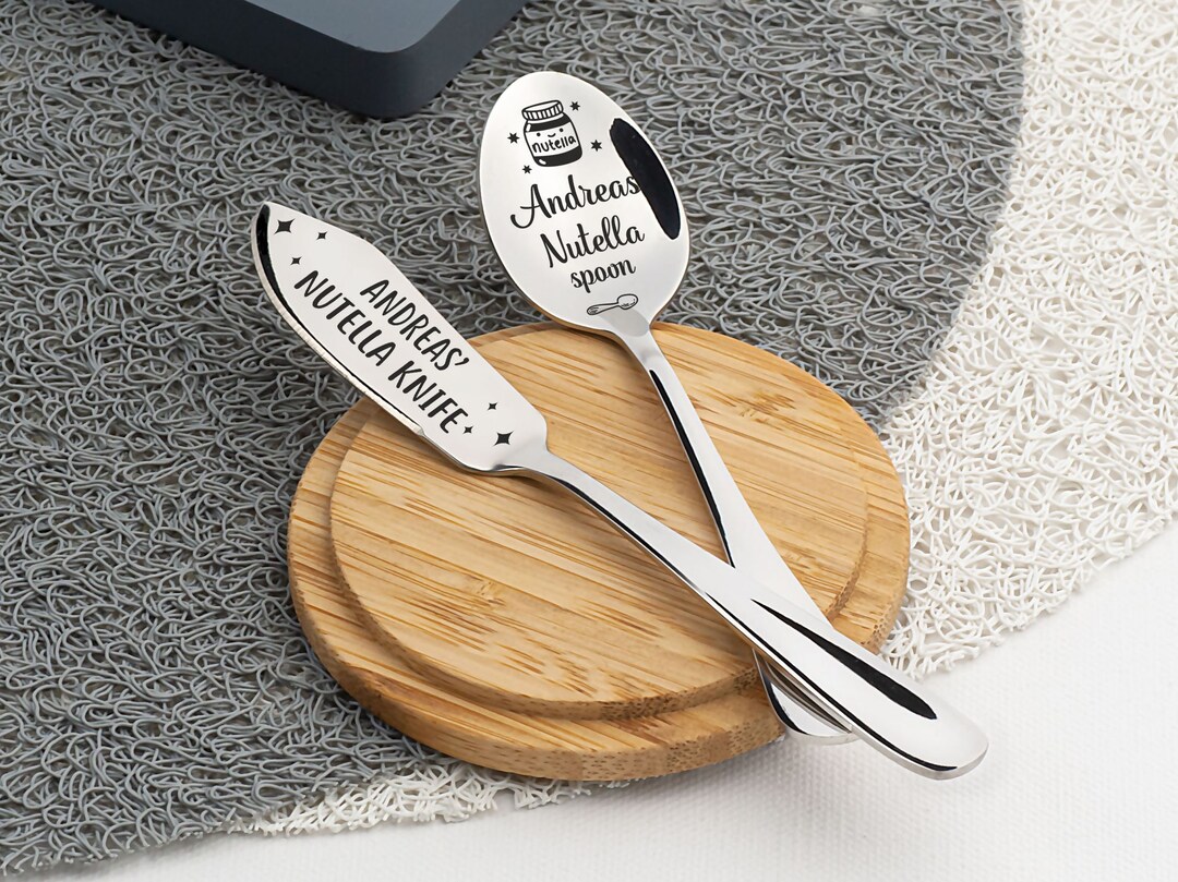 Personalisierter Nutella-Löffel, Nutella-Messer, Nutella-Messer ...