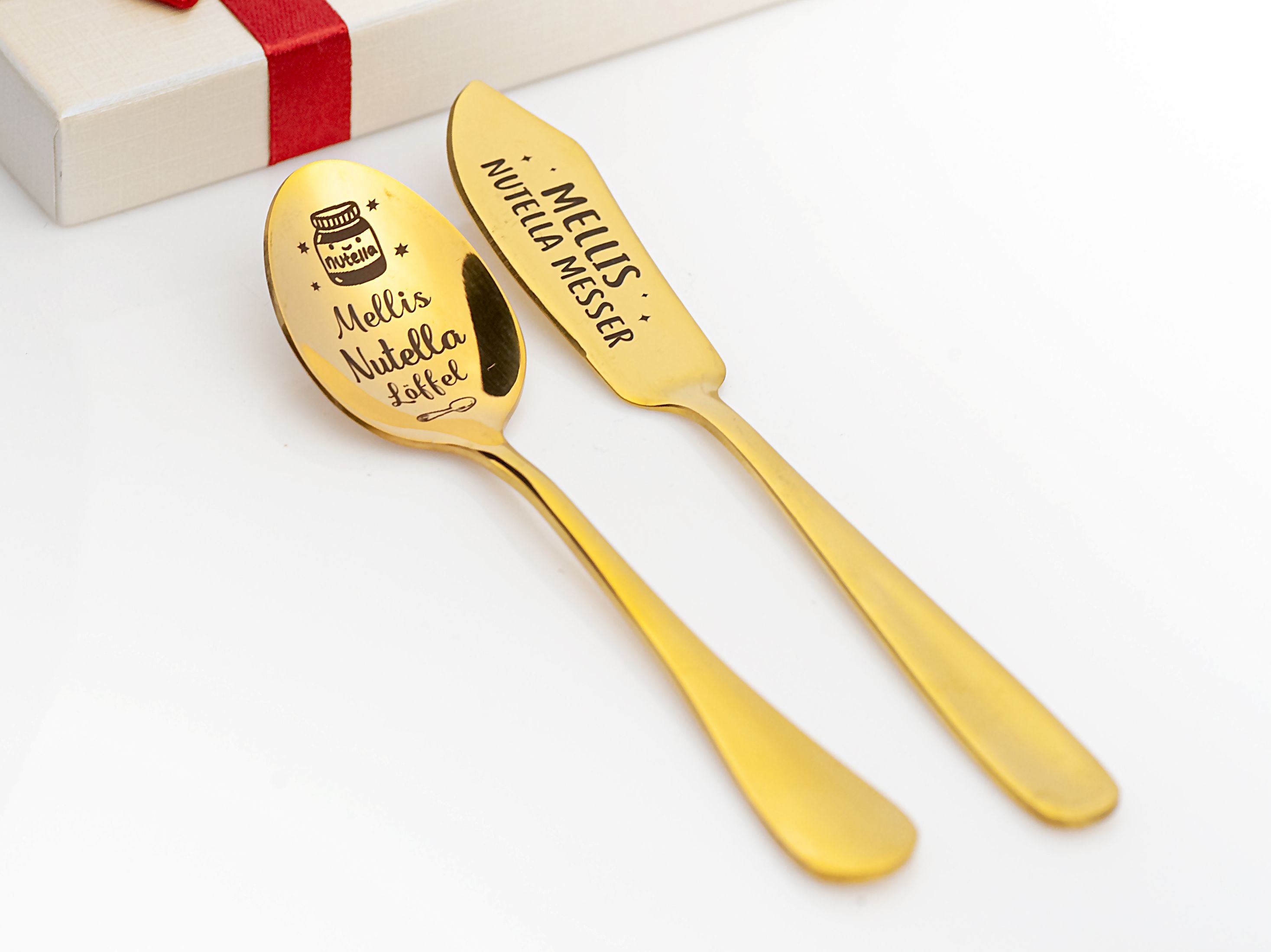 Personalisierter Nutella-Löffel, Nutella-Messer, Nutella-Messer ...