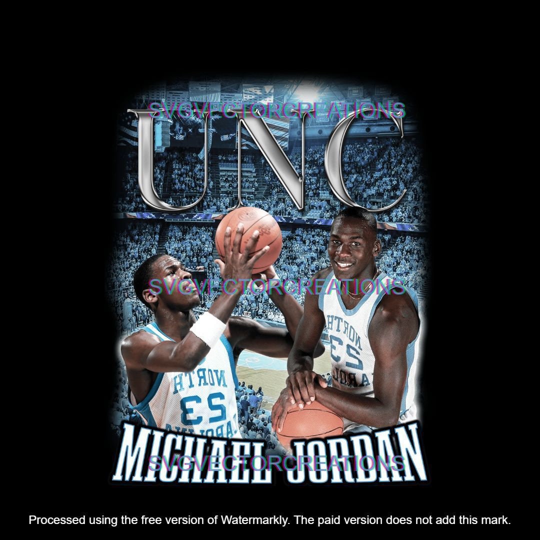 Michael Jordan T-shirt Design. PNG Digital 4500x5100 Px - Etsy