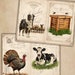 Farmyard Animals Junk Journal Pages, Cottagecore, Printable Journal Kit ...