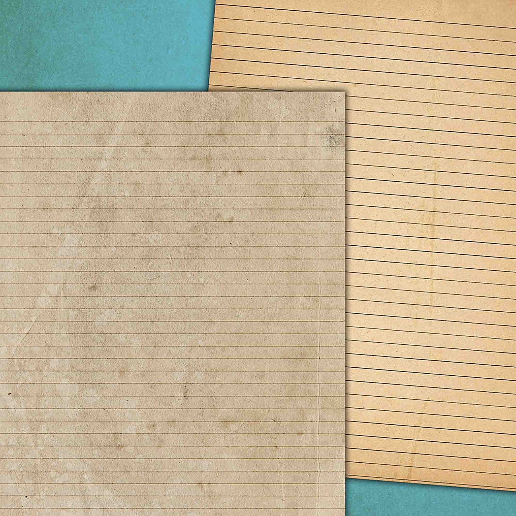 Lined Journal Pages, Printable Journal, Grunge Papers, Coffee Stained ...