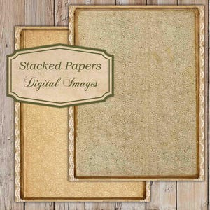 Stacked Papers, Printable Journal, Collage Papers, Printable Papers ...