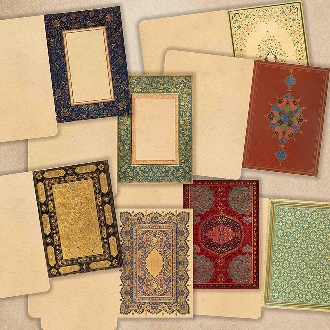 Arabesque ADD ON Kit, Junk Journal, Arabic Oriental, Printable Junk ...