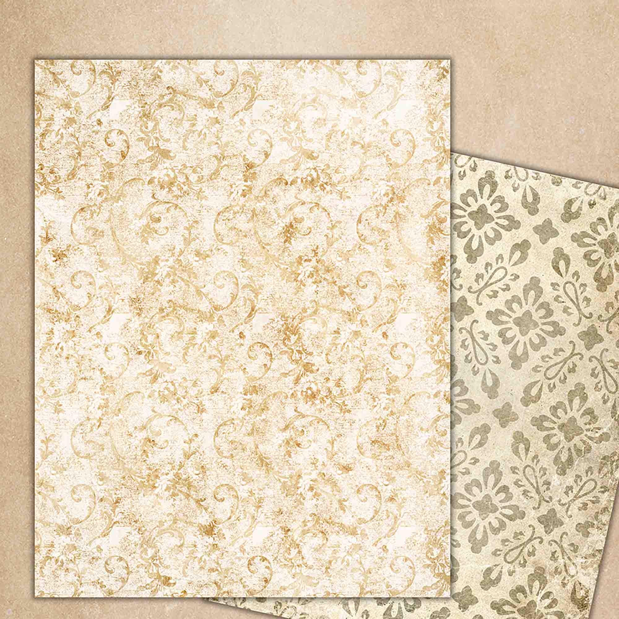 Sage Green Papers, Printable Journal, Collage Papers, Printable Papers ...