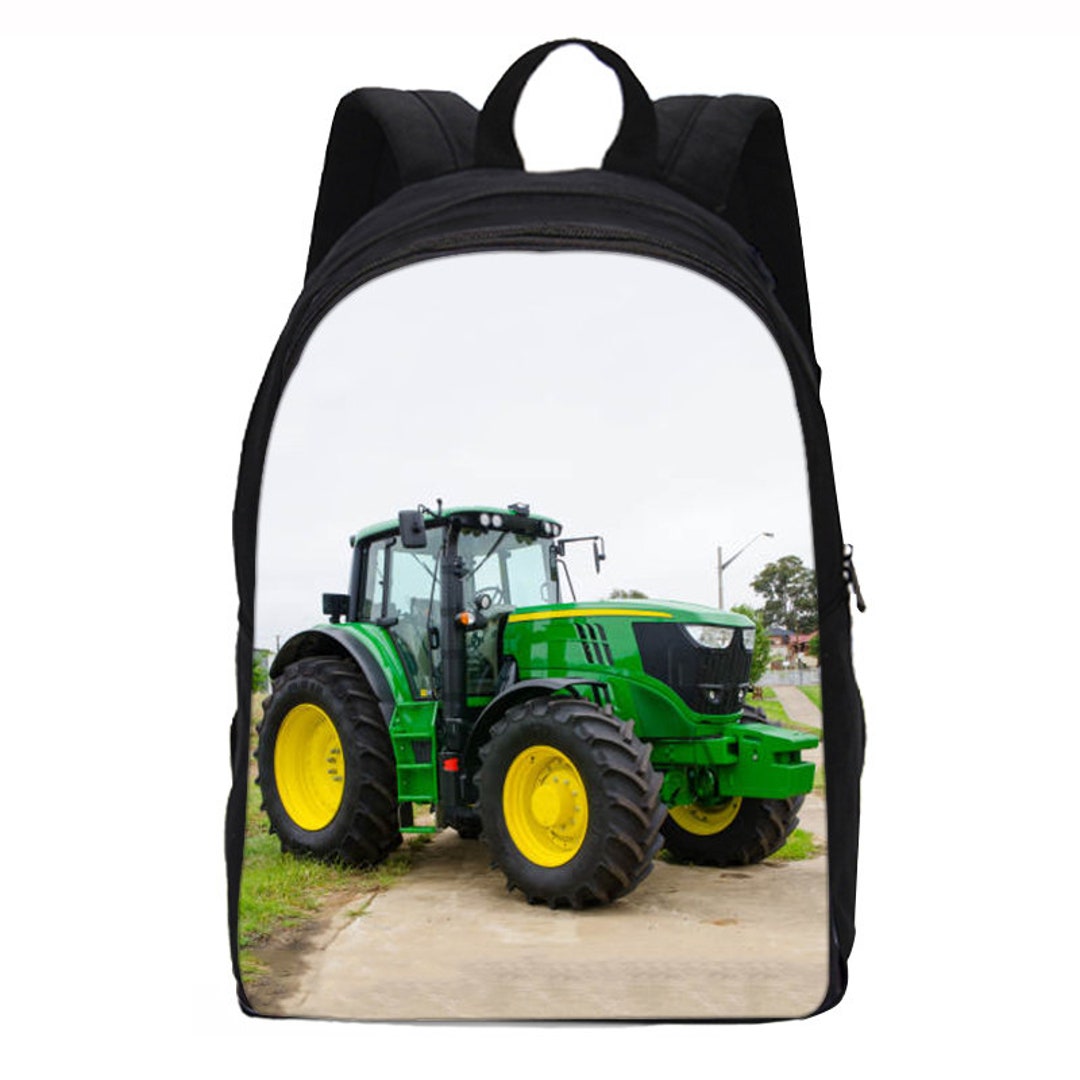 Backpack Green Tractor John Deere - Etsy