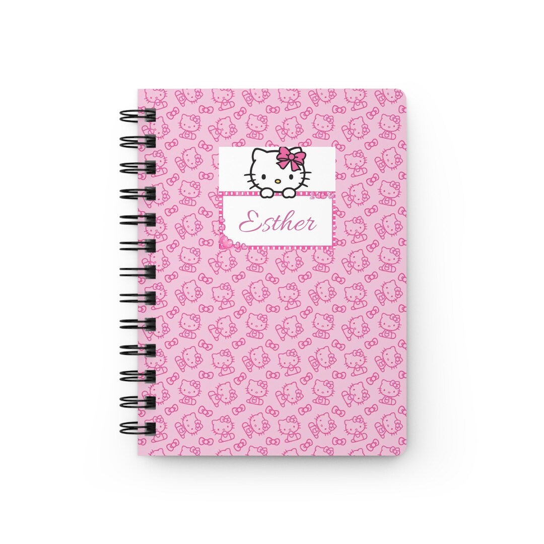 Kids Hello Kitty Journal Personalized Girls Journal Notebook Children ...
