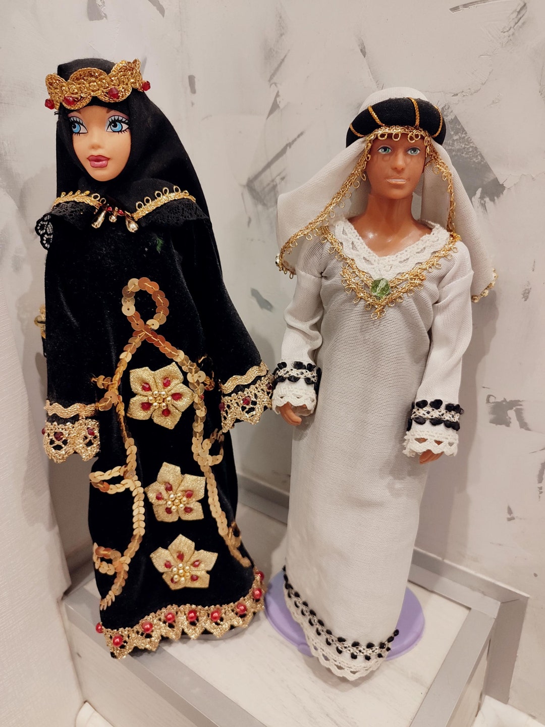 Arabian Handmade Collectible Dolls – Traditional Arabian Attire, Unique ...