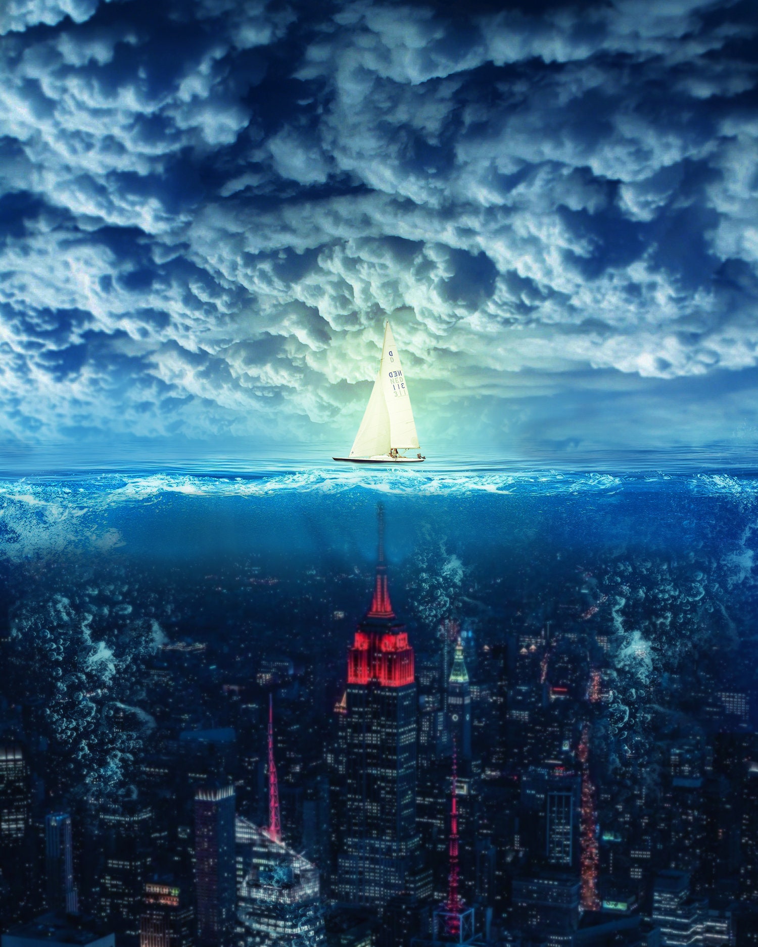 Drowning City Poster - Etsy