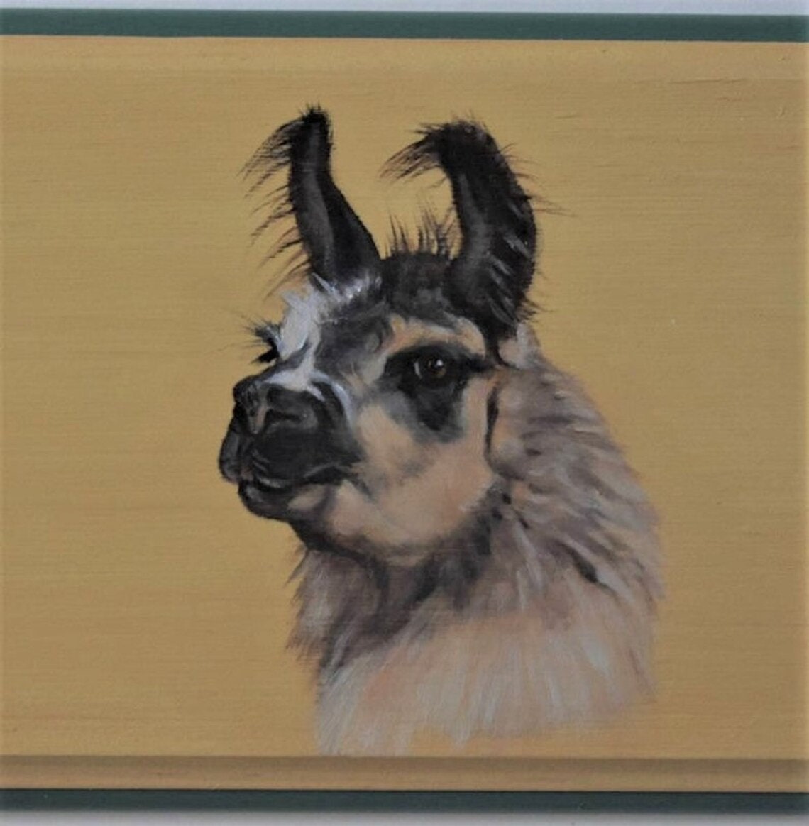 Donkey Stall Signs Lama Stall Plaque With Portrait Painting - Etsy
