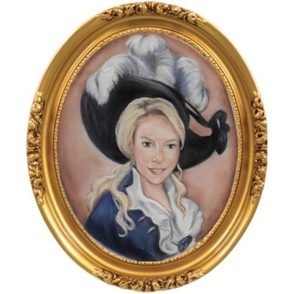 Tudor Miniature Portrait Painting Custom Hand Painted Miniature Ladies ...