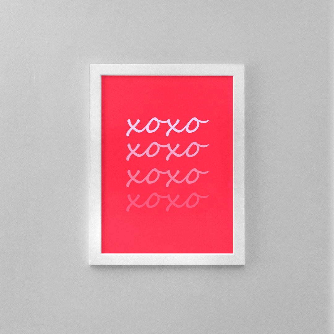 XOXO Artwork Printable Digital Download - Etsy