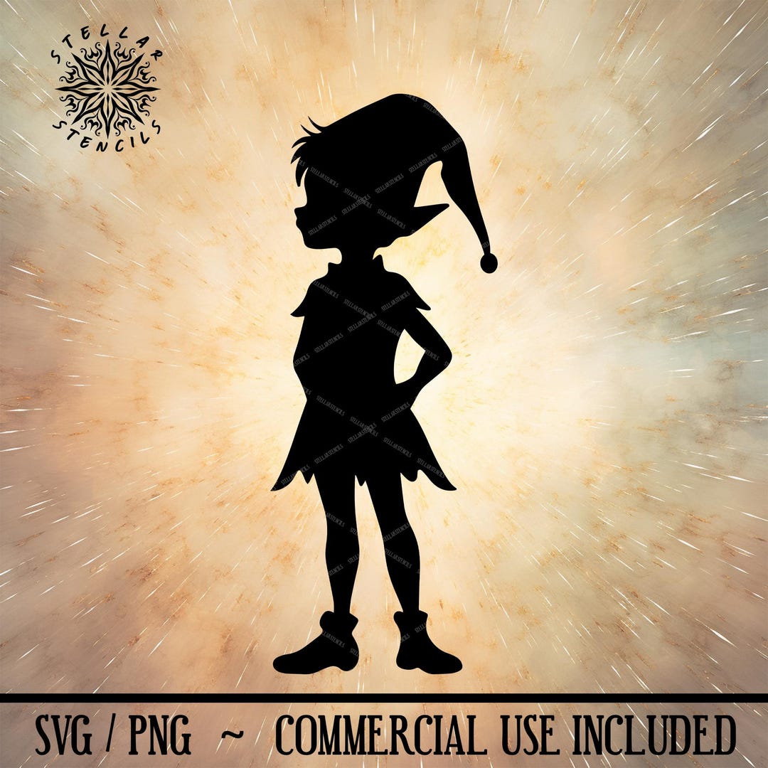 Buy Elf Boy SVG and PNG Christmas Cricut Stencil Commercial Use Vector ...