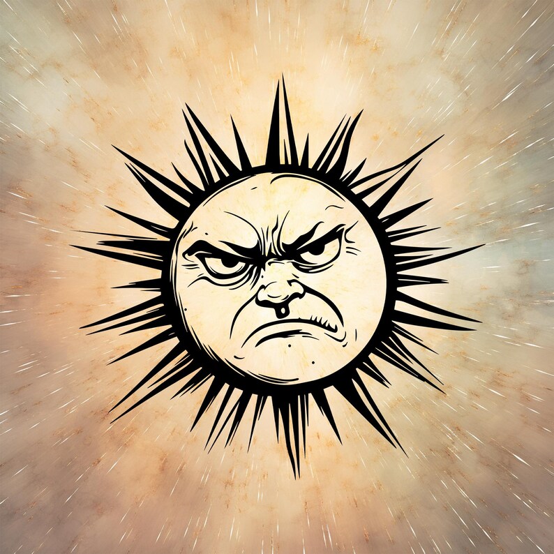 Sun of May SVG Bundle Sun With Face Stencil Commercial Use Vector ...