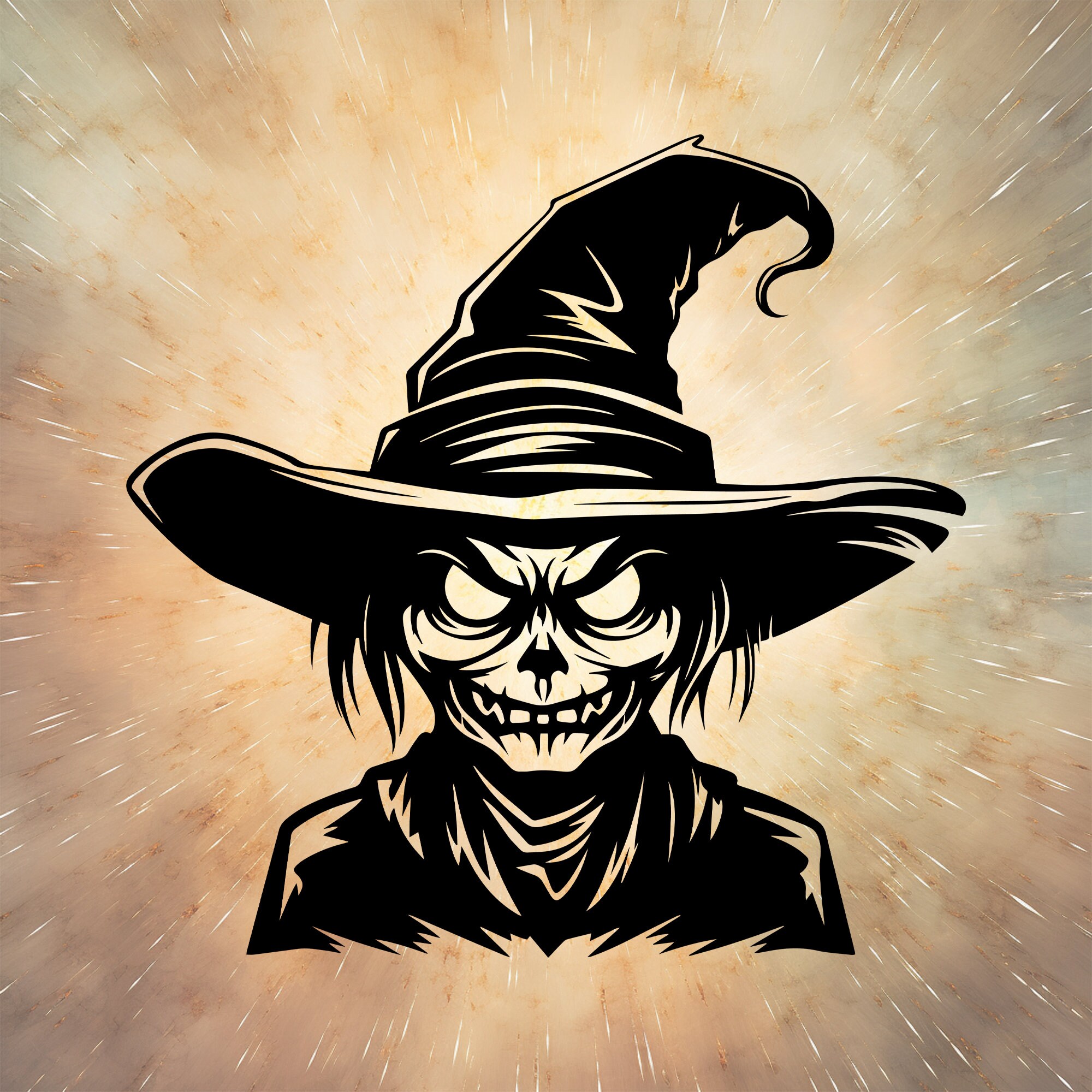 Warlock SVG Bundle Halloween Stencil Commercial Use Vector Graphics SVG ...