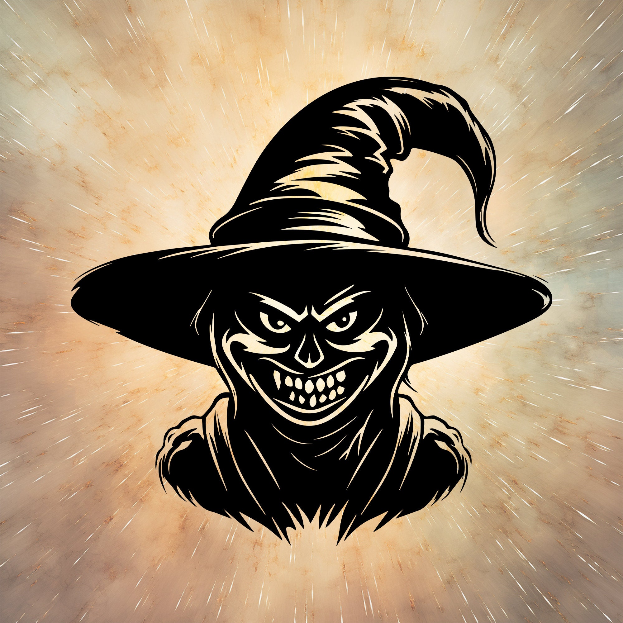 Warlock SVG Bundle Halloween Stencil Commercial Use Vector - Etsy