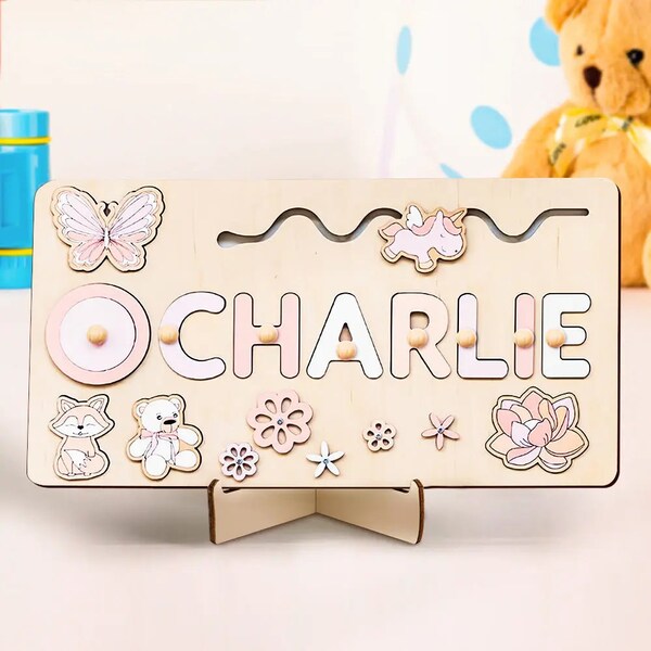 Wooden Puzzle Baby - Etsy