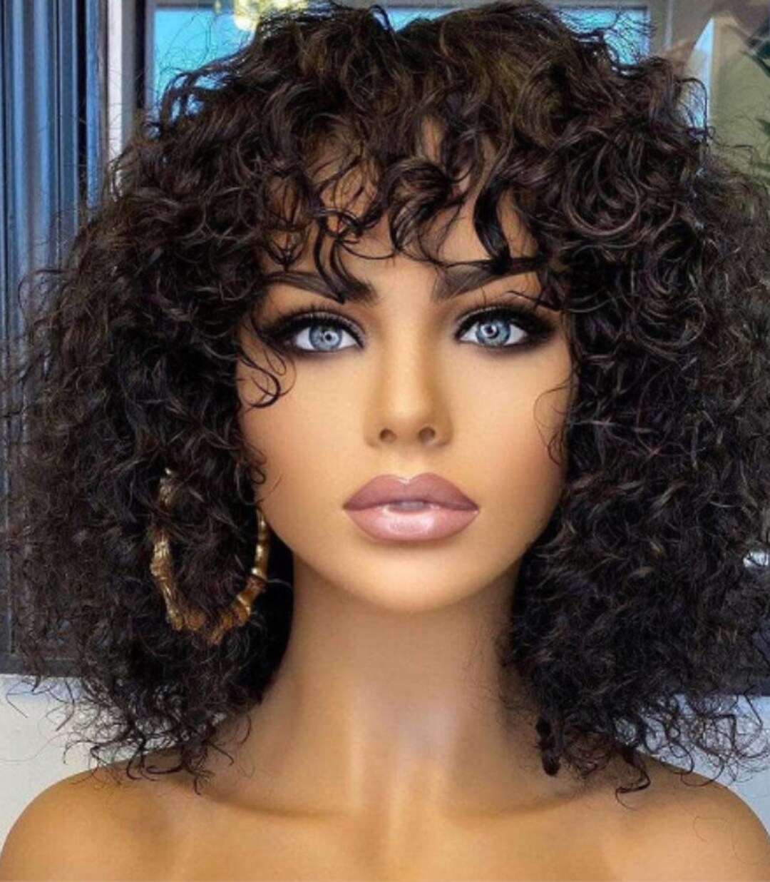 Soft and Beautiful Shoulder Length Curly Wig - Etsy