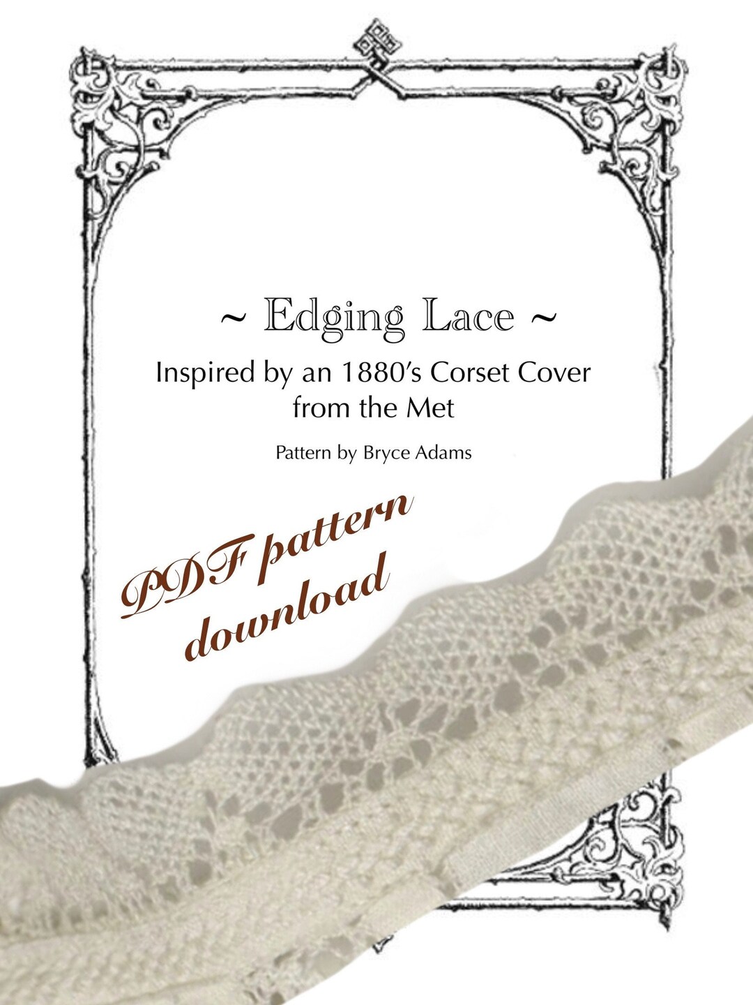 Bobbin Lace Edging Pattern - Etsy