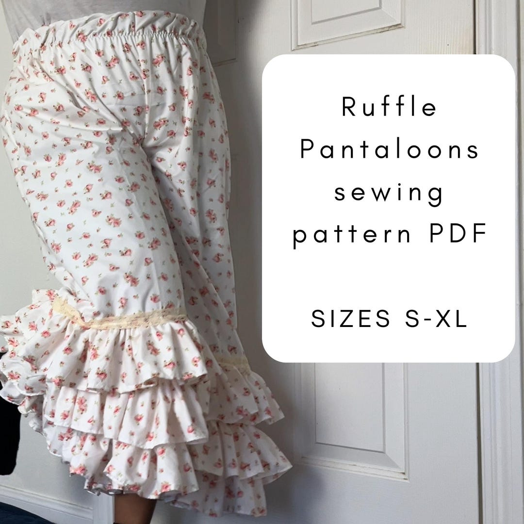 Pantaloons Sewing Pattern PDF | Beginner Bloomer | Cosplay Ren Faire ...