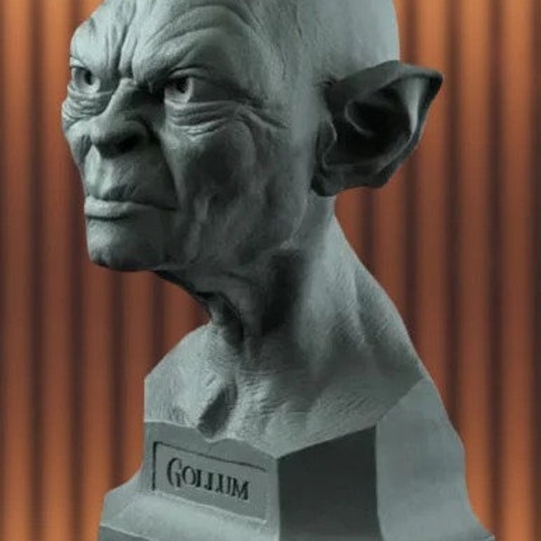 Gollum Stl Model - Etsy