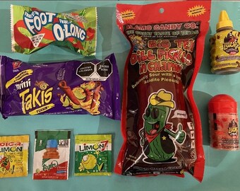 Chamoy Pickle Kit Takis&hot Cheetos Package Alamo Candy Co Tiktok ...