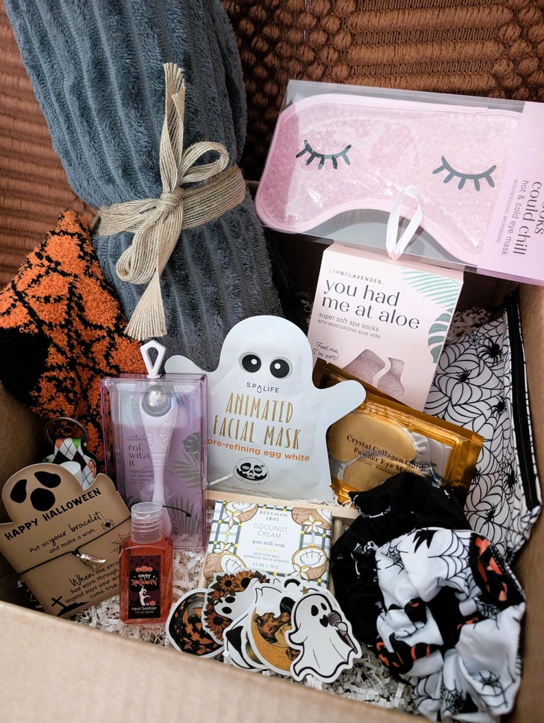 Spooky Spa Party BOX - Spooky Boo Basket - Halloween Gifts - College ...