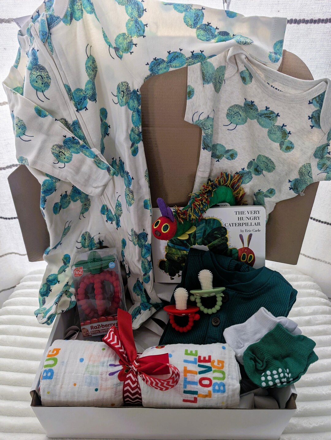 Very Hungry Caterpillar - Baby Gift Basket Fillers - Neutral Baby ...