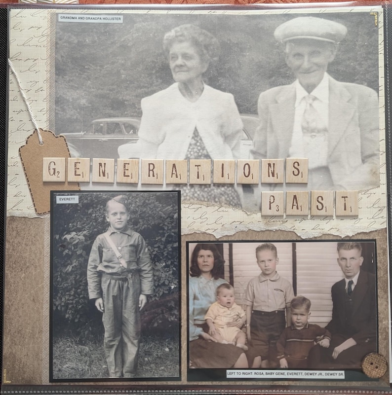Custom Scrapbook Pages | 12"x12" | Handmade | Unique | Personalized - Etsy