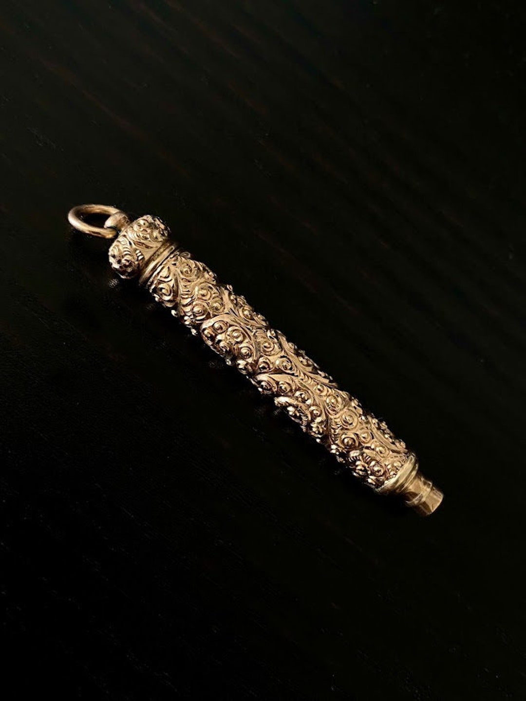 A Rare 19th Century Gold Repoussé Chatelaine Pencil. - Etsy