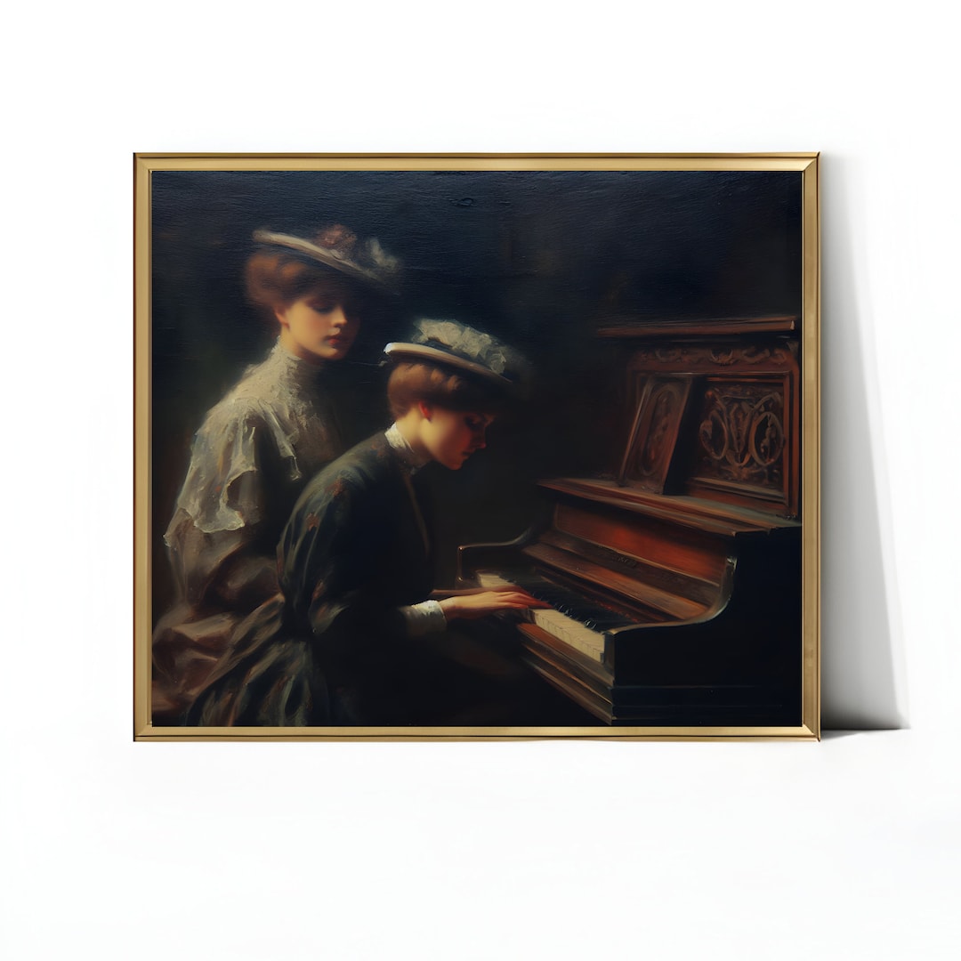 Victorian Music Art Print Downloadable Music Room Decor - Etsy