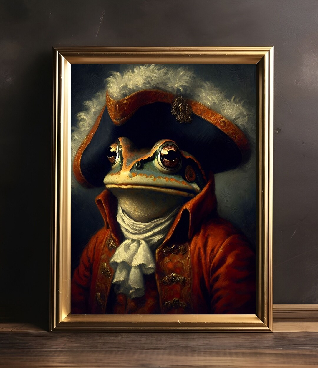 Frog Wall Art, Frog Vintage Art, Frog Wall Art Poster, Victorian Frog ...