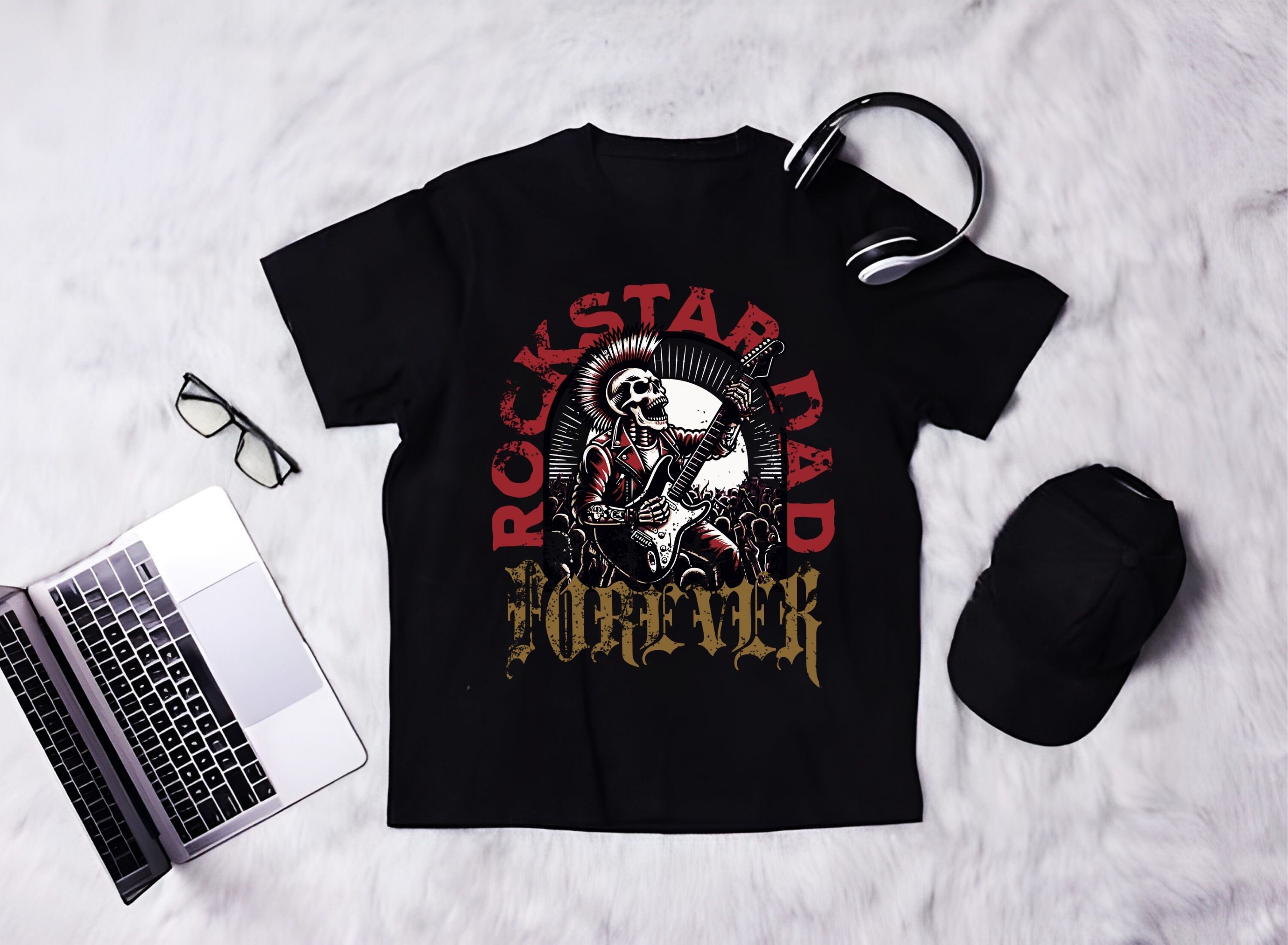 Rockstar Dad Svg, Best Dad Ever Svg, Funny Dad Svg Png, Birthday Dad ...