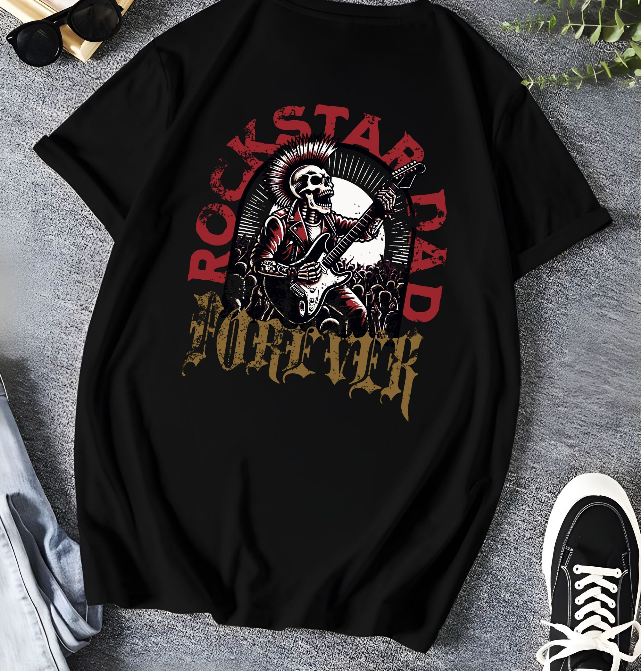 Rockstar Dad Svg, Best Dad Ever Svg, Funny Dad Svg Png, Birthday Dad ...