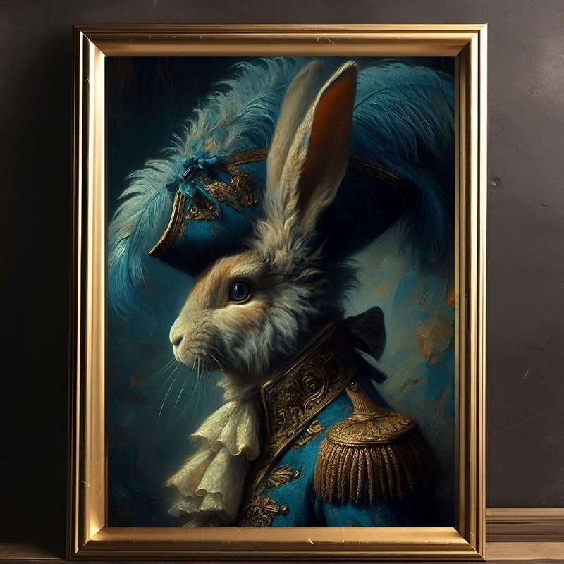 Rabbit Art - Etsy