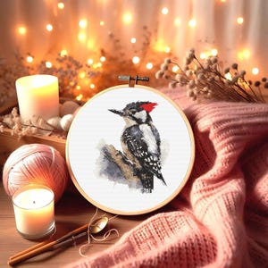 Woodpecker Cross Stitch Pattern, Bird Cross Stitch Pattern PDF ...