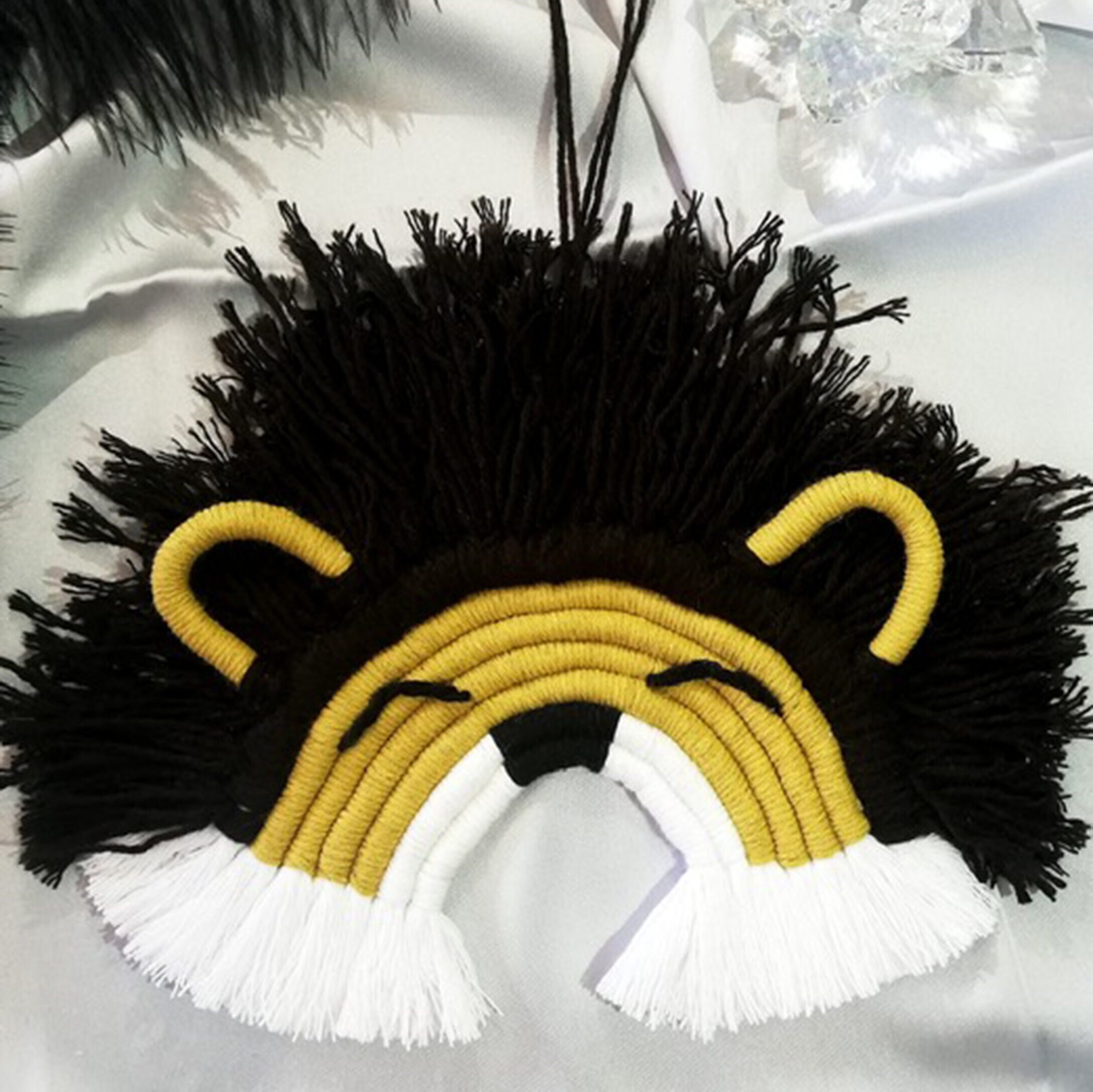 Lion Wall Hanging Lion Nursery Decor Macrame Wall Hanging - Etsy