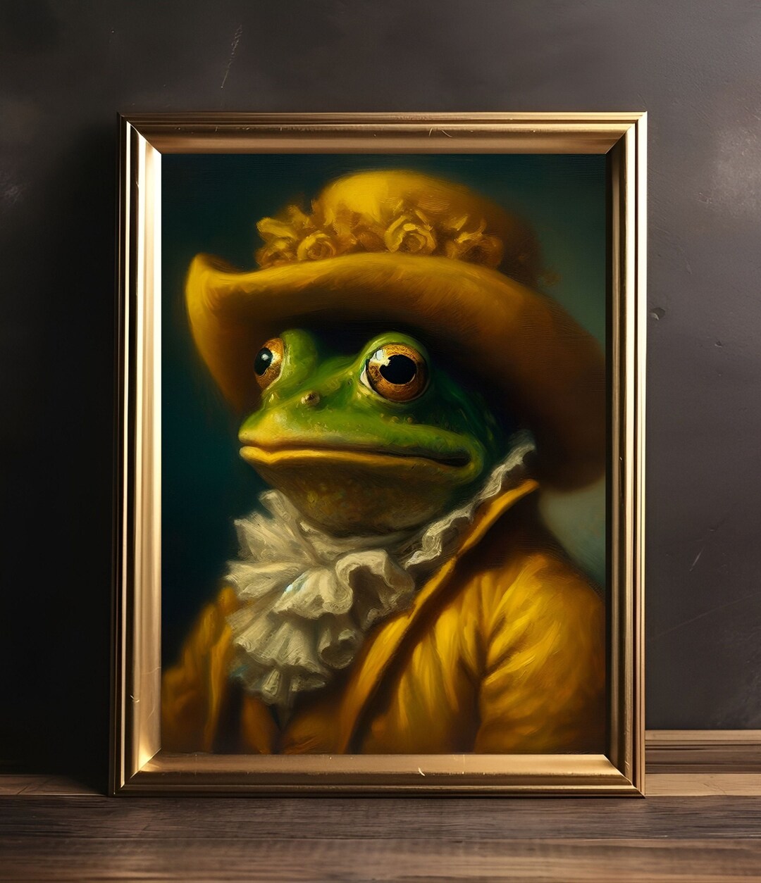 Frog Vintage Art, Frog Wall Art, Frog Wall Art Poster, Victorian Frog ...