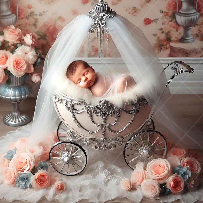 Newborn Digital Backdrop Face Insert, Newborn Baby Infant Faceswap ...