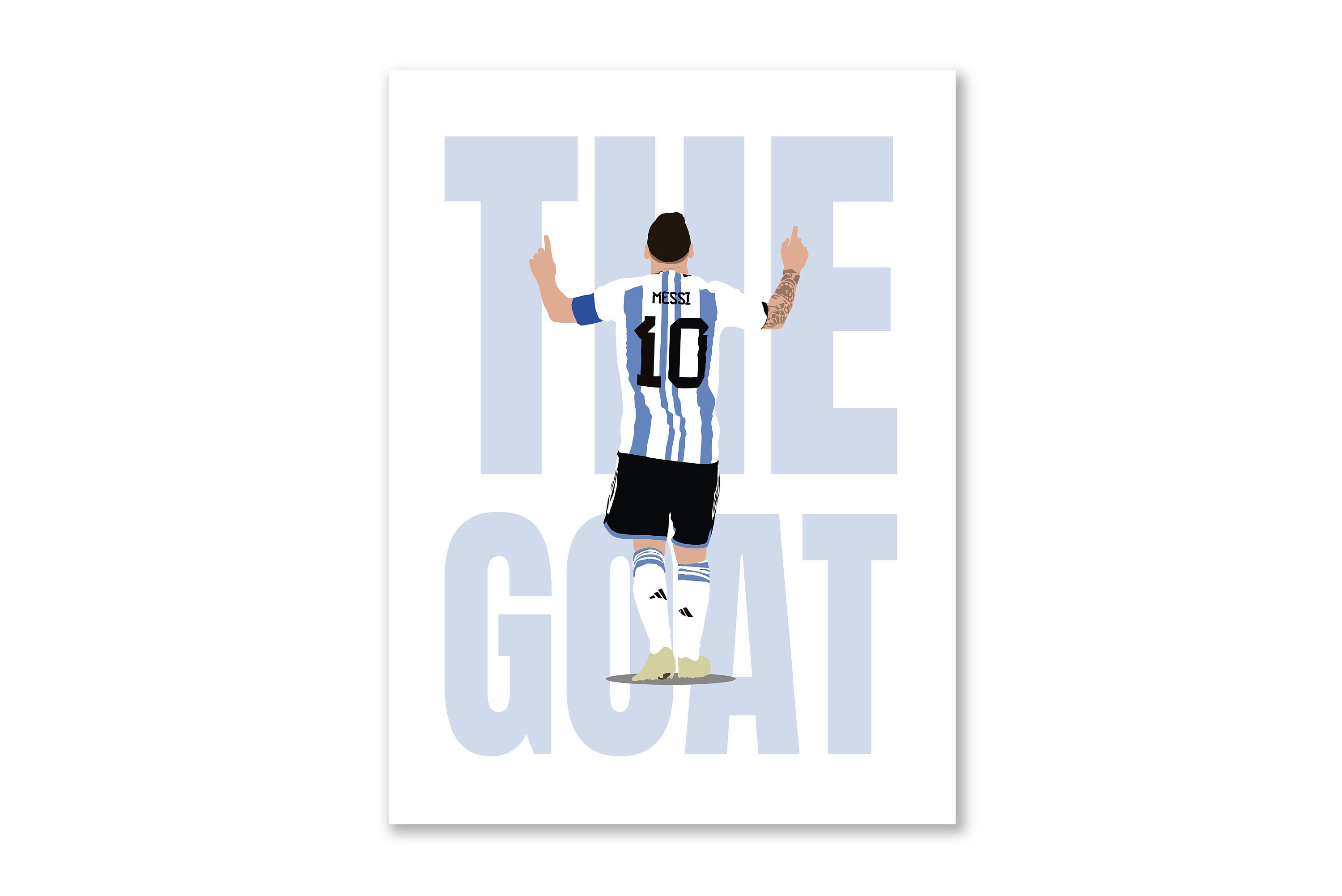 Lionel Messi White - Etsy