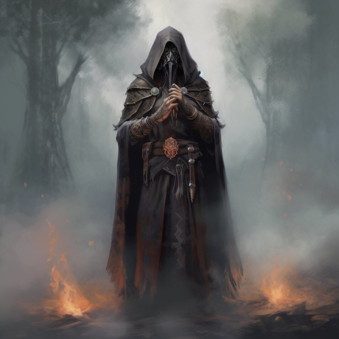 Dungeons and Dragons War Priest Character Commission - Etsy