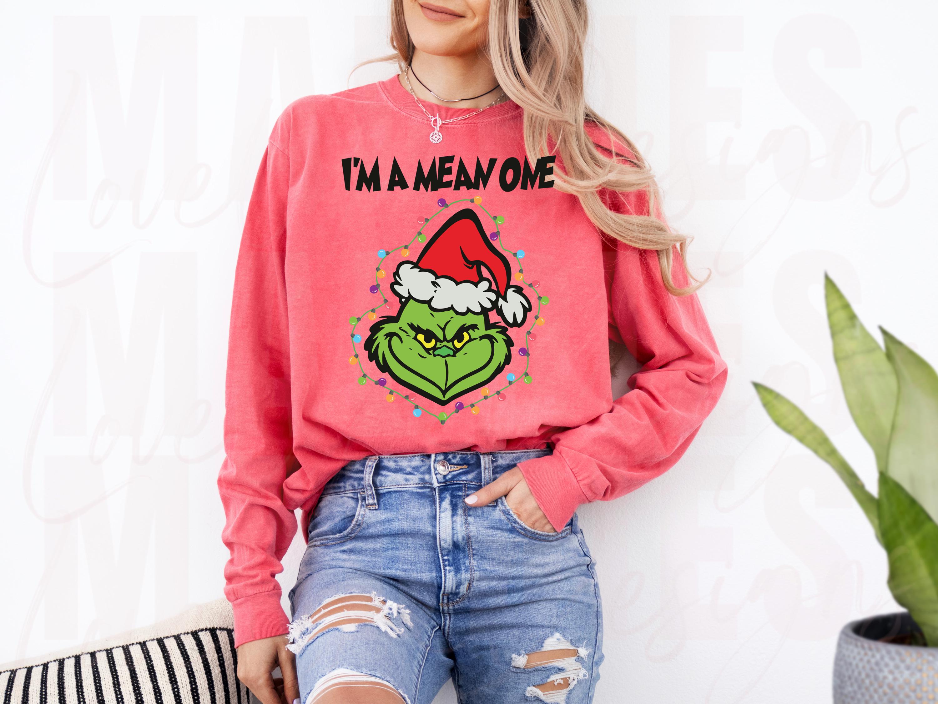 I'm a Mean One Grinch PNG, Whoville Png, Christmas Designs Png, Grinch ...