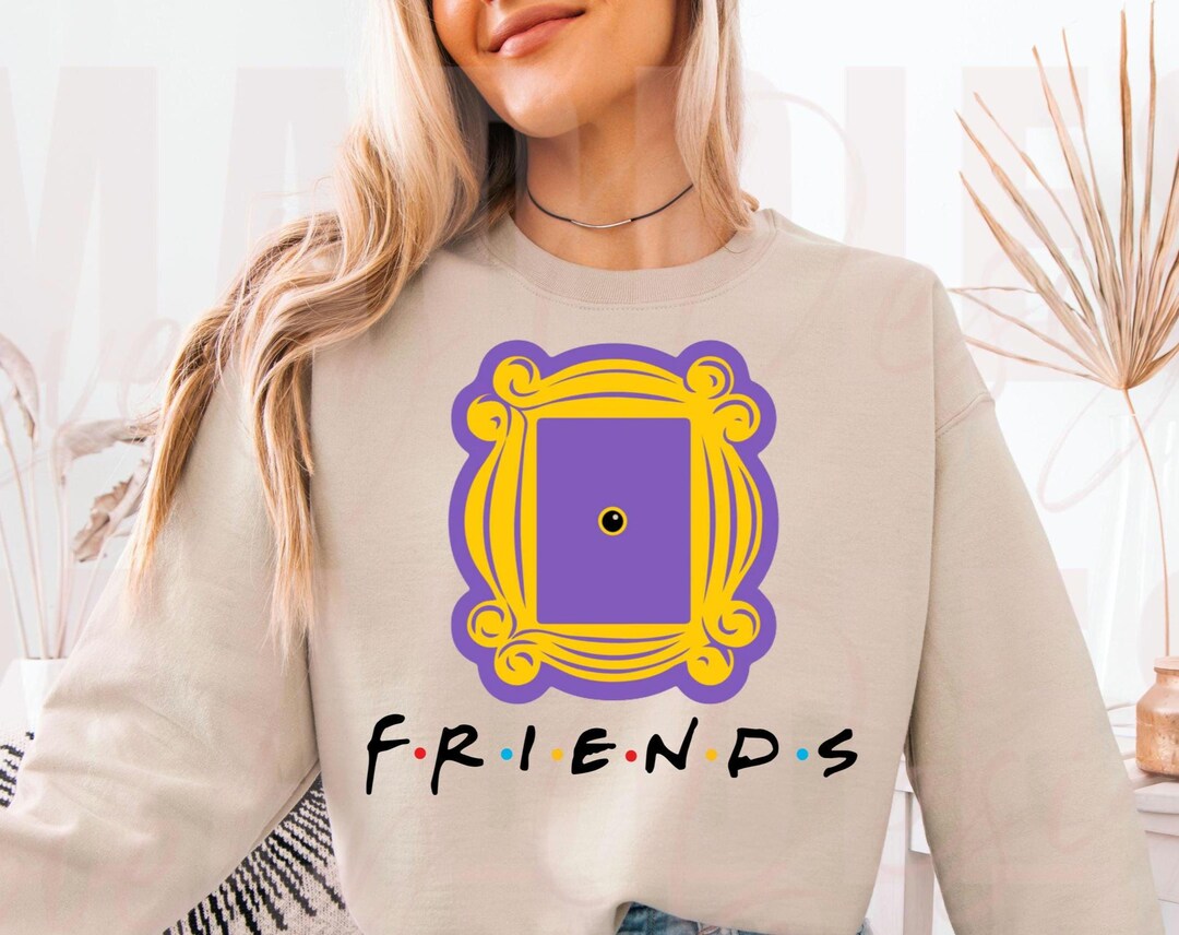 Friends TV Show PNG: Picture Frame, Monica Door, Central Perk (digital ...